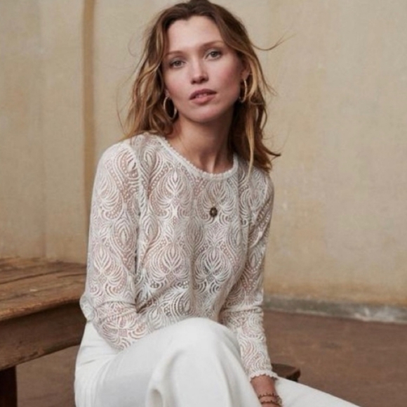 Sezane | Tops | Sezane Cyrielle Blouse | Poshmark